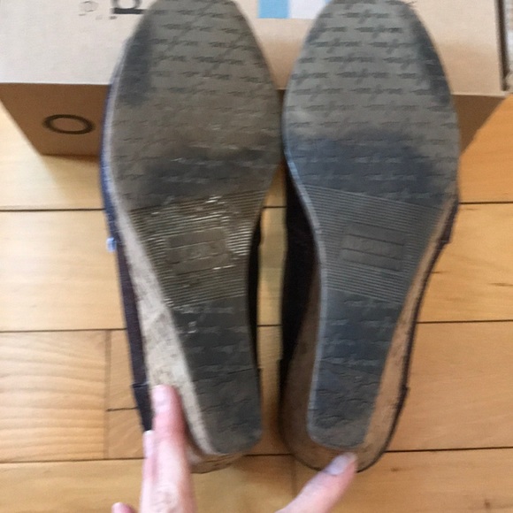 Toms | Shoes | Toms Size 75 Azar Open Toe Wedge | Poshmark